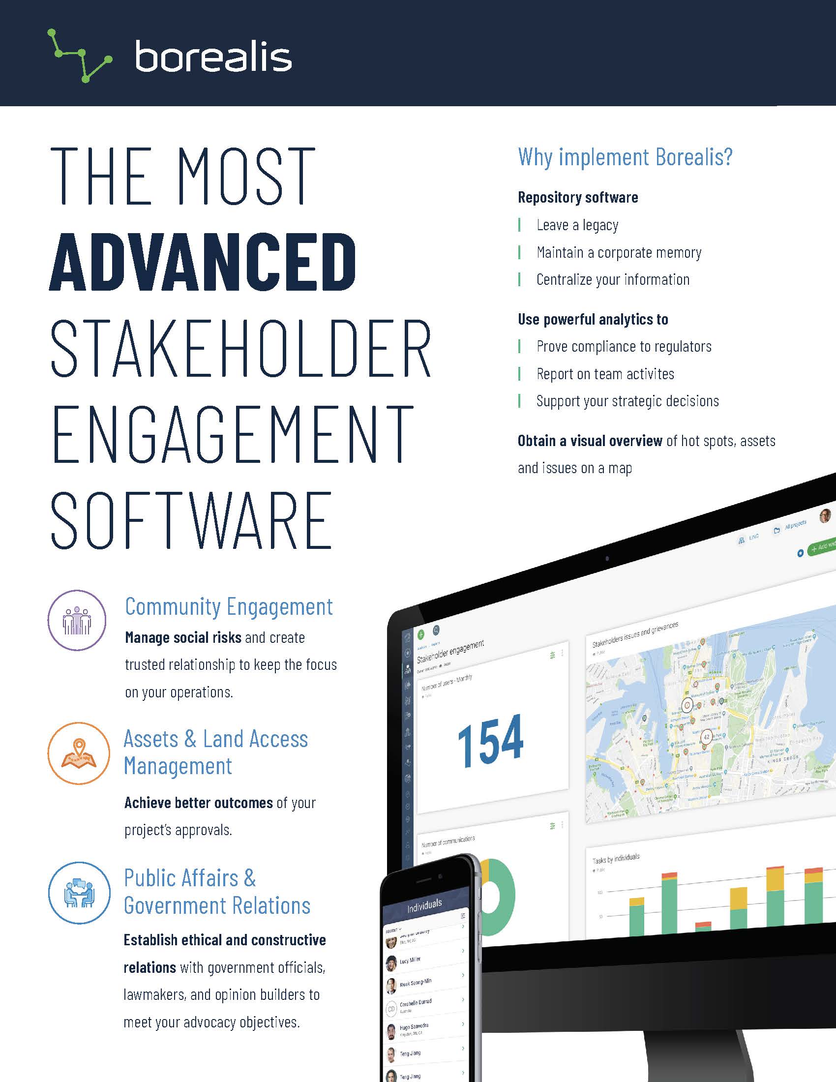 Stakeholder Engagement Software Corporate Brochure | Borealis
