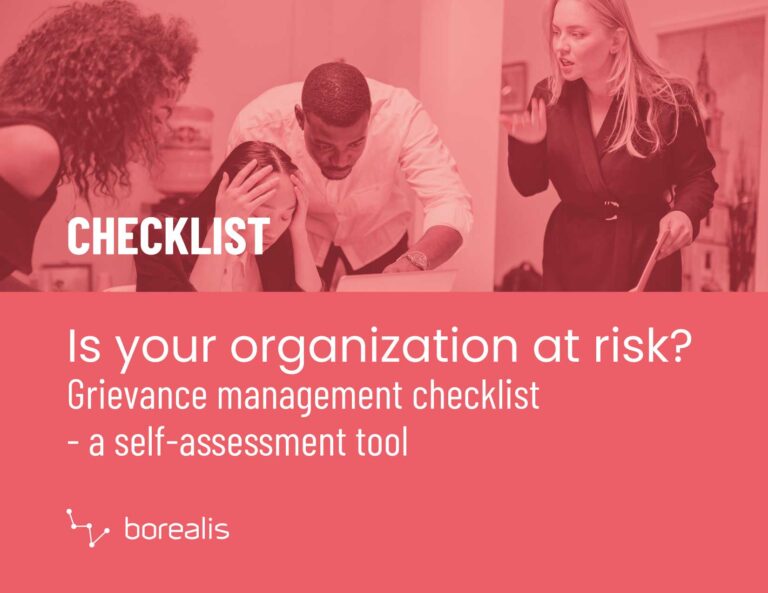 Grievance Management Self-Assessment Checklist | Borealis